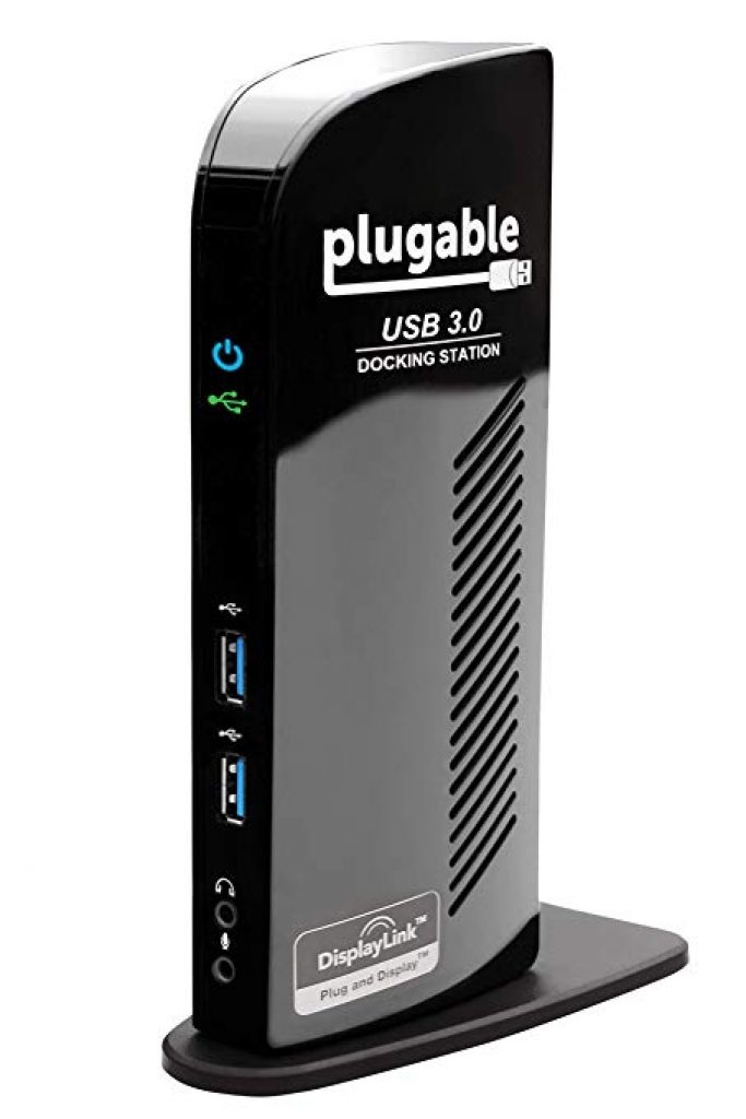 Plugable USB 3.0 Universal Laptop Docking Station for Windows (Dual ... Plugable USB 3.0 Universal Laptop Docking Station for Windows (Dual ...